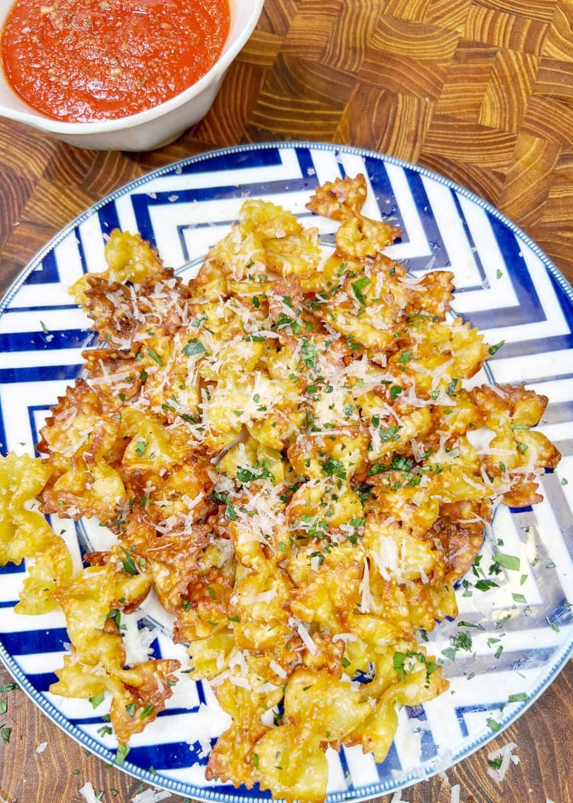 Viral TikTok Parmesan Pasta Chips (Oven or Smoker)