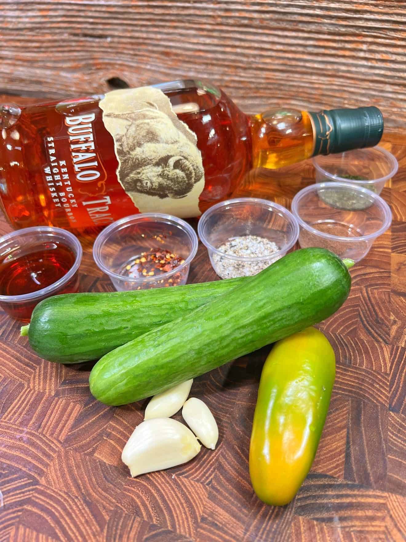 Easy Pickles Recipe - Spicy Maple Bourbon Pickles