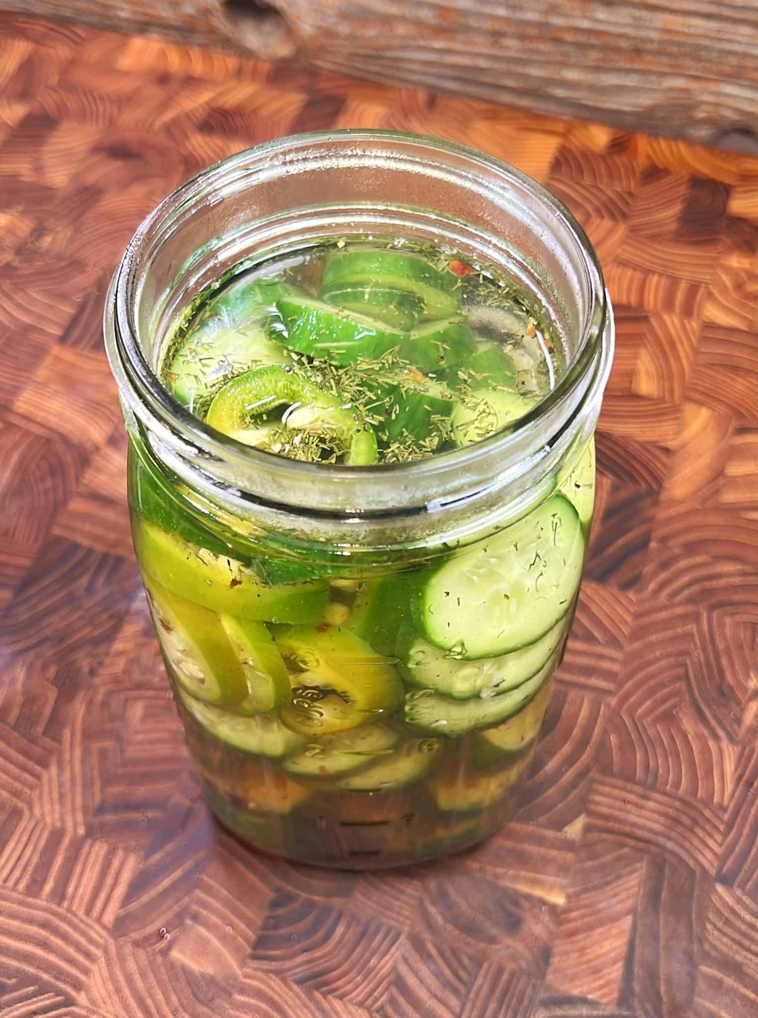 Easy Pickles Recipe - Spicy Maple Bourbon Pickles