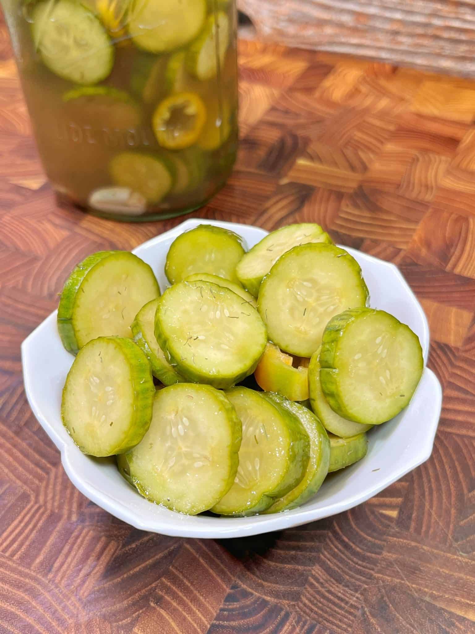 Easy Pickles Recipe - Spicy Maple Bourbon Pickles