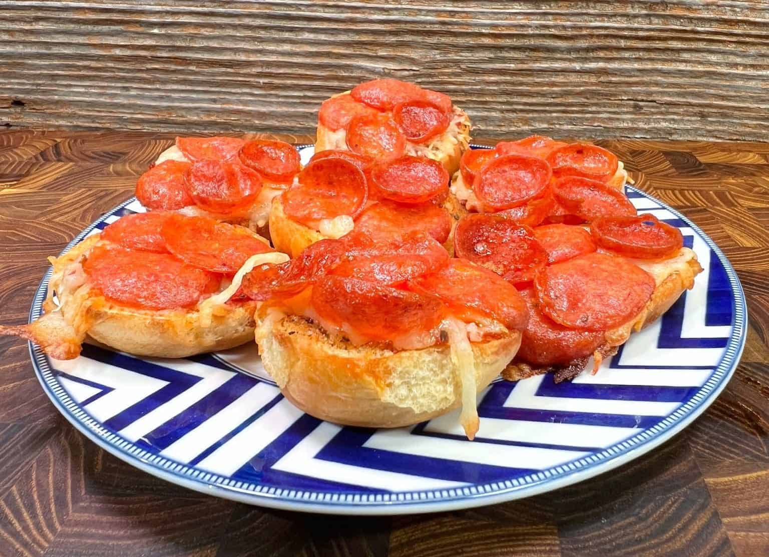 Mini Slider Pizza Bites - Homemade Pizza Recipe