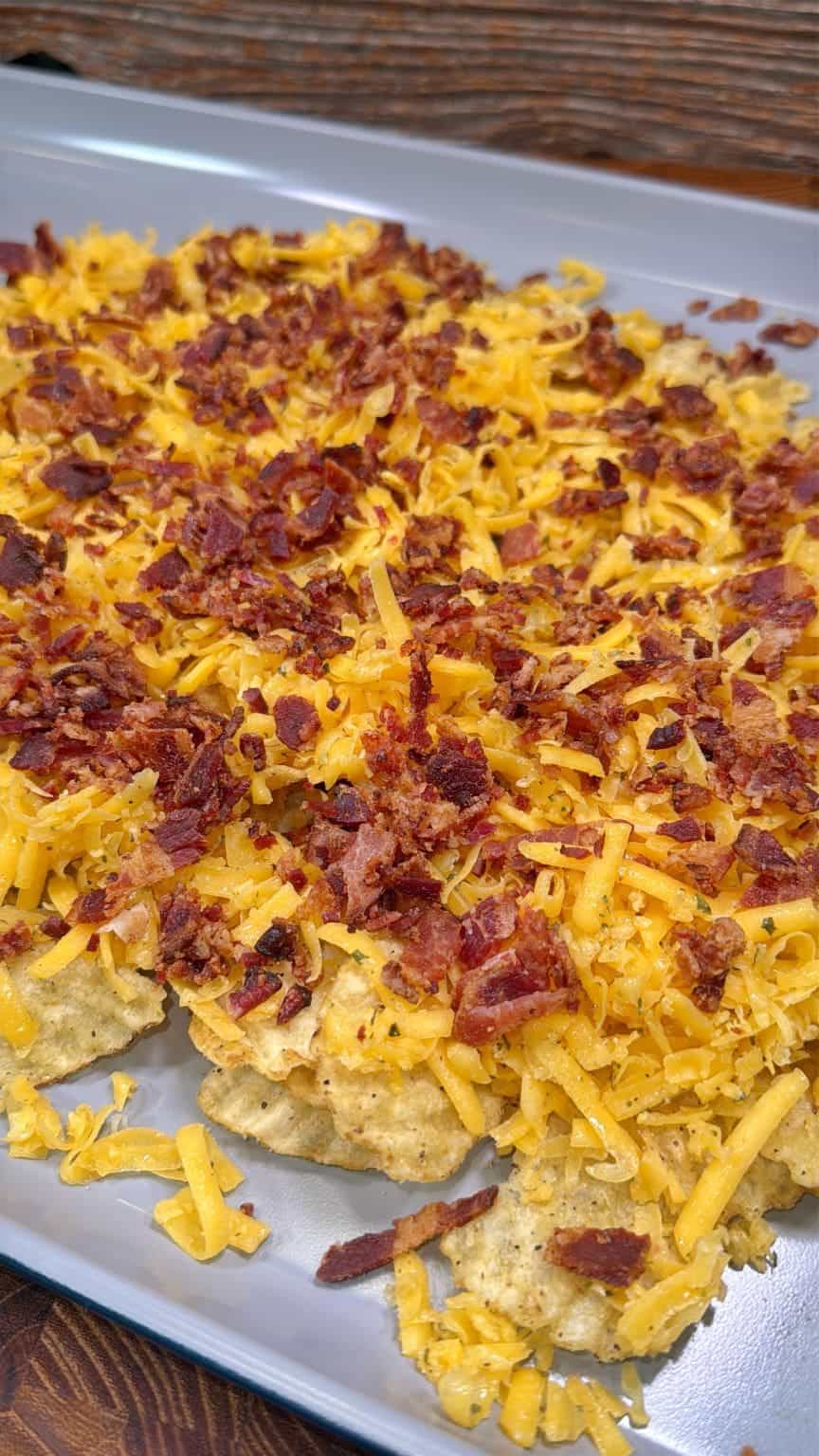 Easy Loaded Potato Chips: Cheesy Bacon Ranch