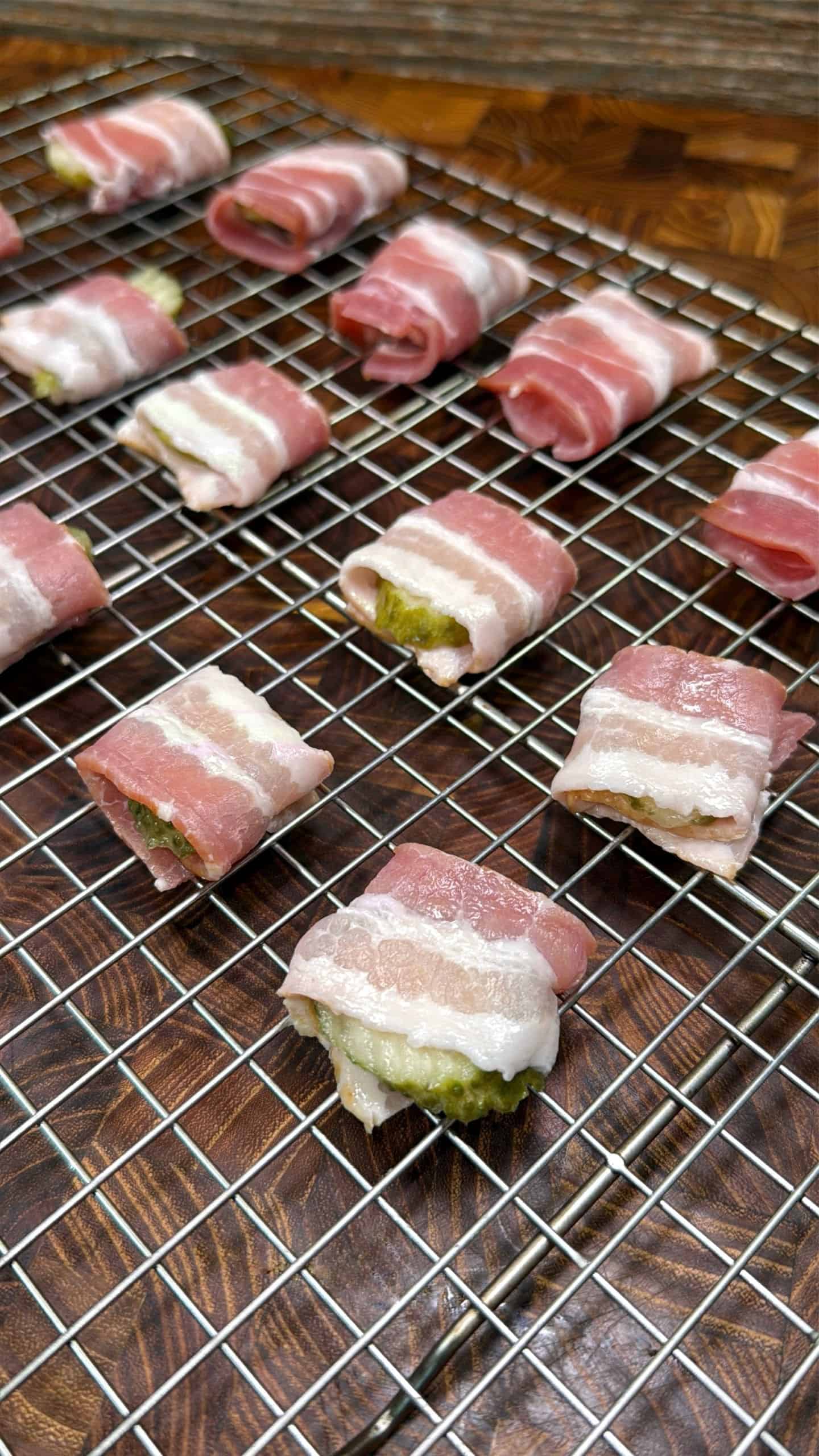 Smoked Bacon Wrapped Pickle Burnt Ends Easy BBQ Snack