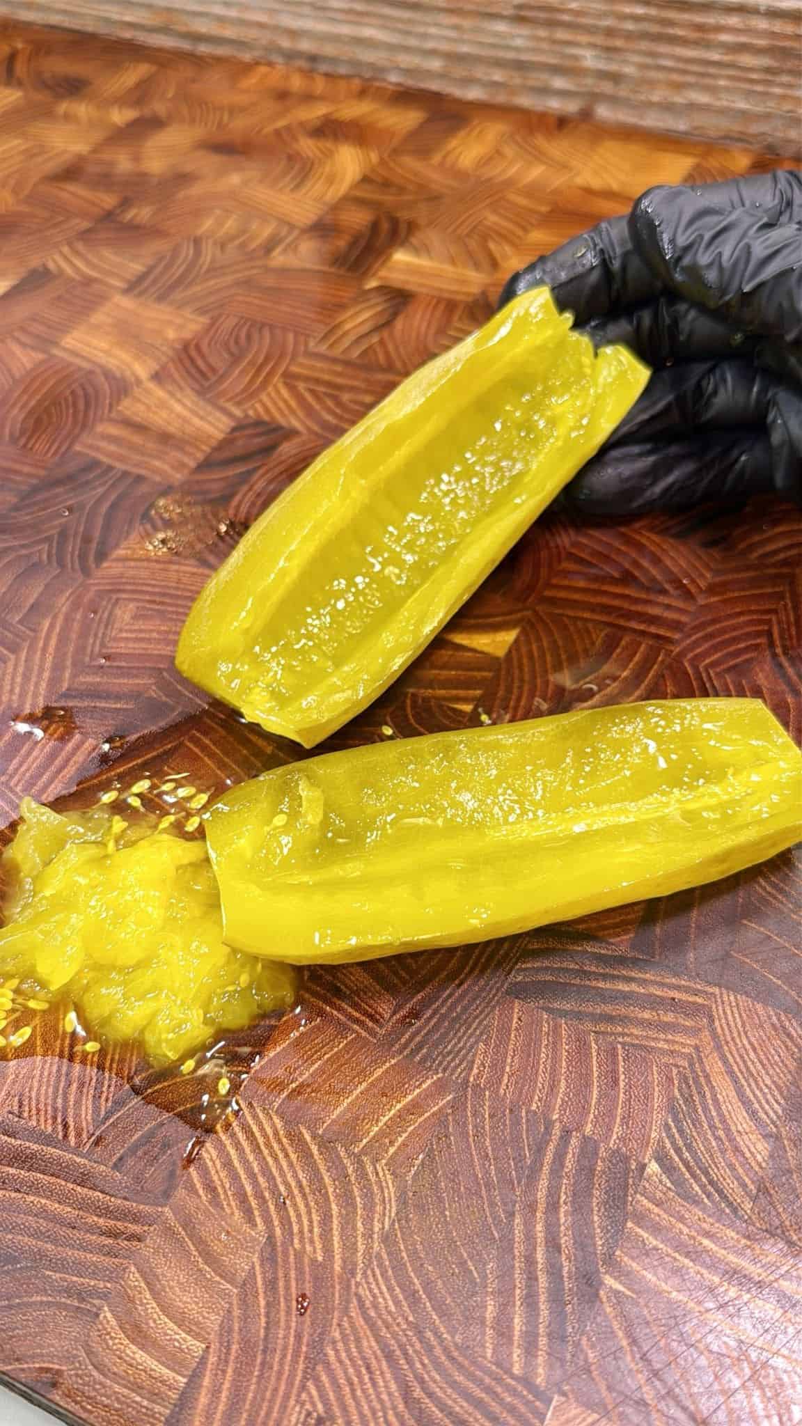Cheesy Stuffed Pickle Dogs in a Blanket - Easy Recipe