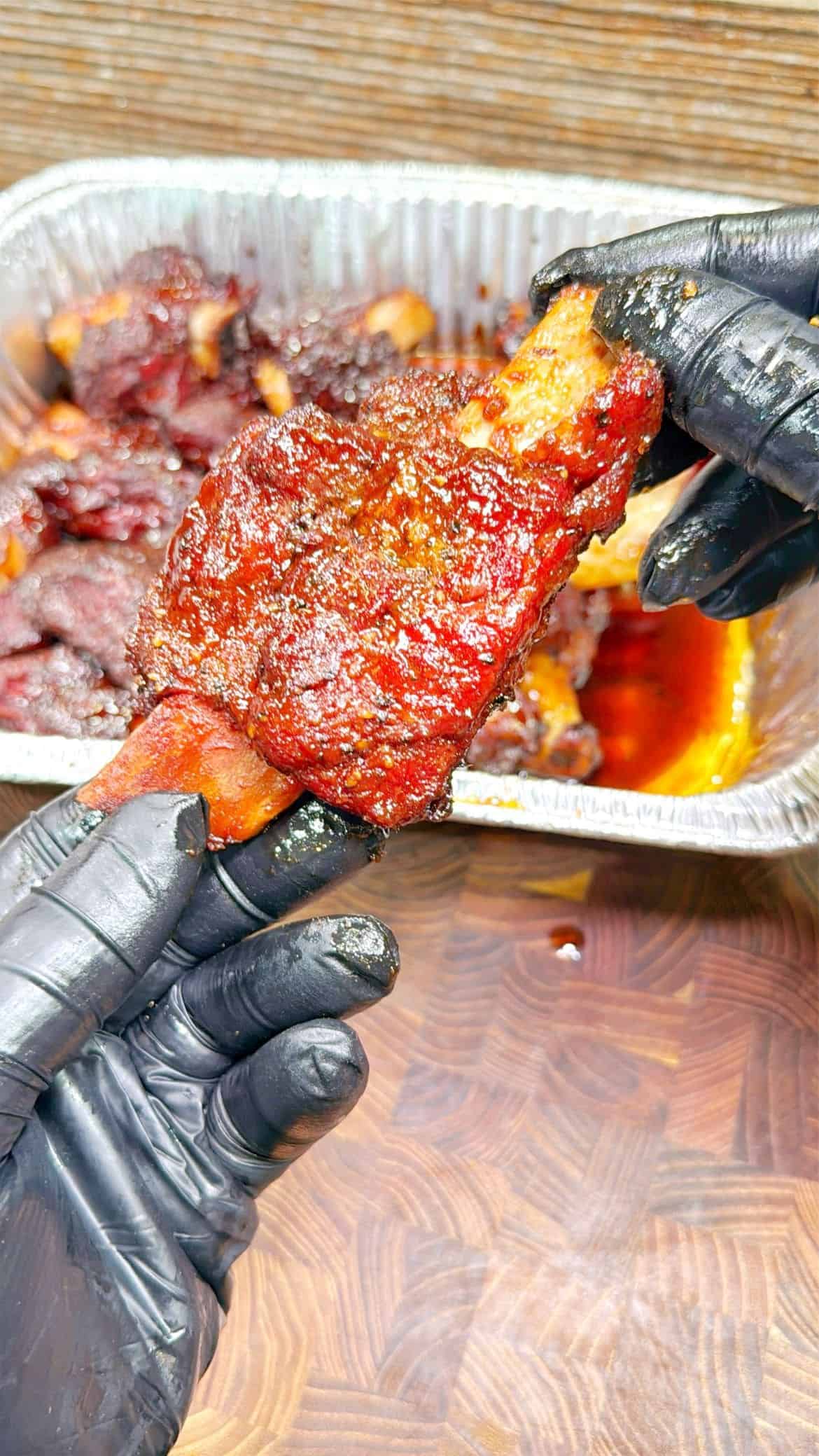 EASY BBQ Beef Finger Ribs - Party Ribs Style Recipe