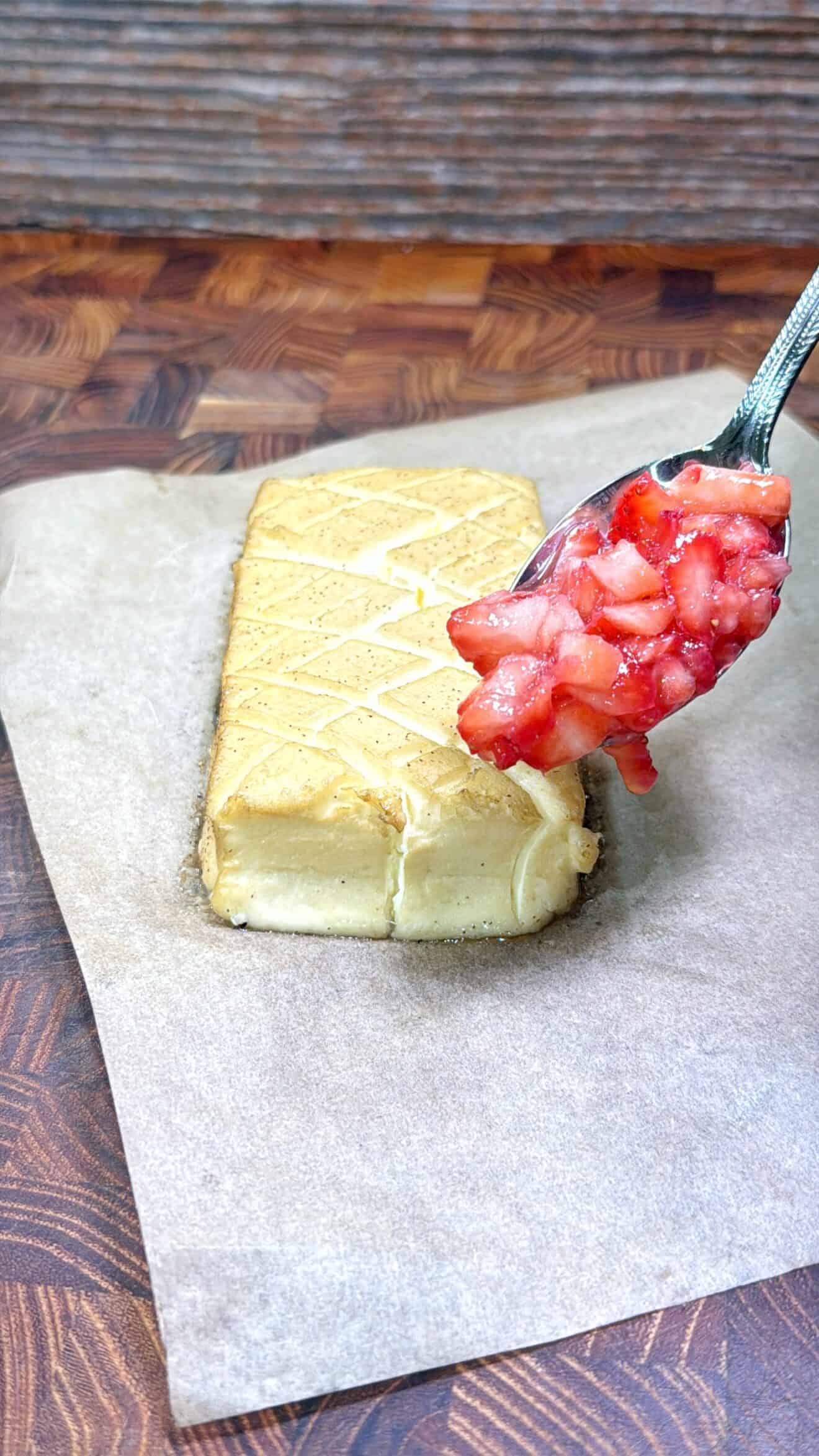 EASY Strawberry Shortcake Smoked Cream Cheese Recipe
