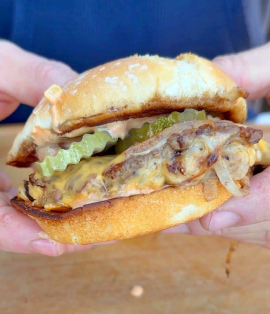 Oklahoma Smash Burger with Burger Sauce